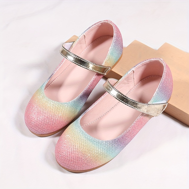 Trendy Cute Rainbow Color Shoes Girls Comfortable - Temu Ireland
