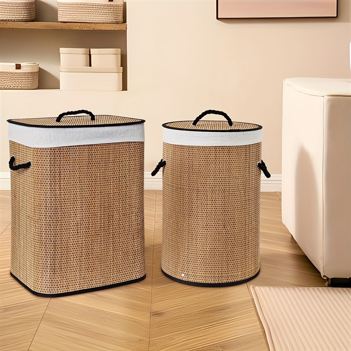 laundry basket sold on Temu United States