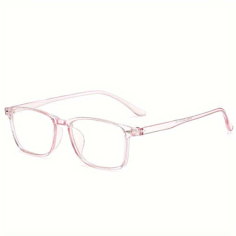 Square Frame Clear Lens Glasses Minimalist Fashion - Temu Denmark