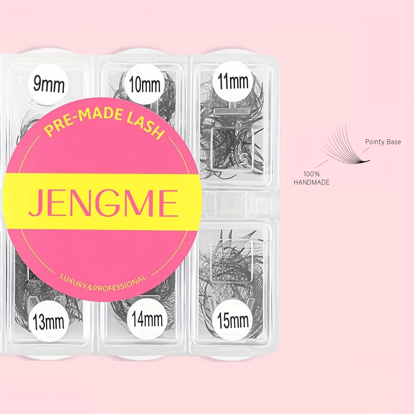 lash fans premade sold on Temu United States
