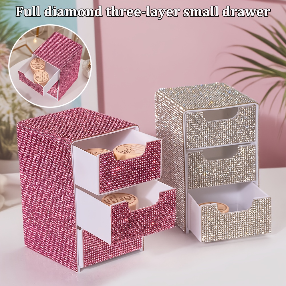 small wooden storage boxes with drawers sold on Temu United States