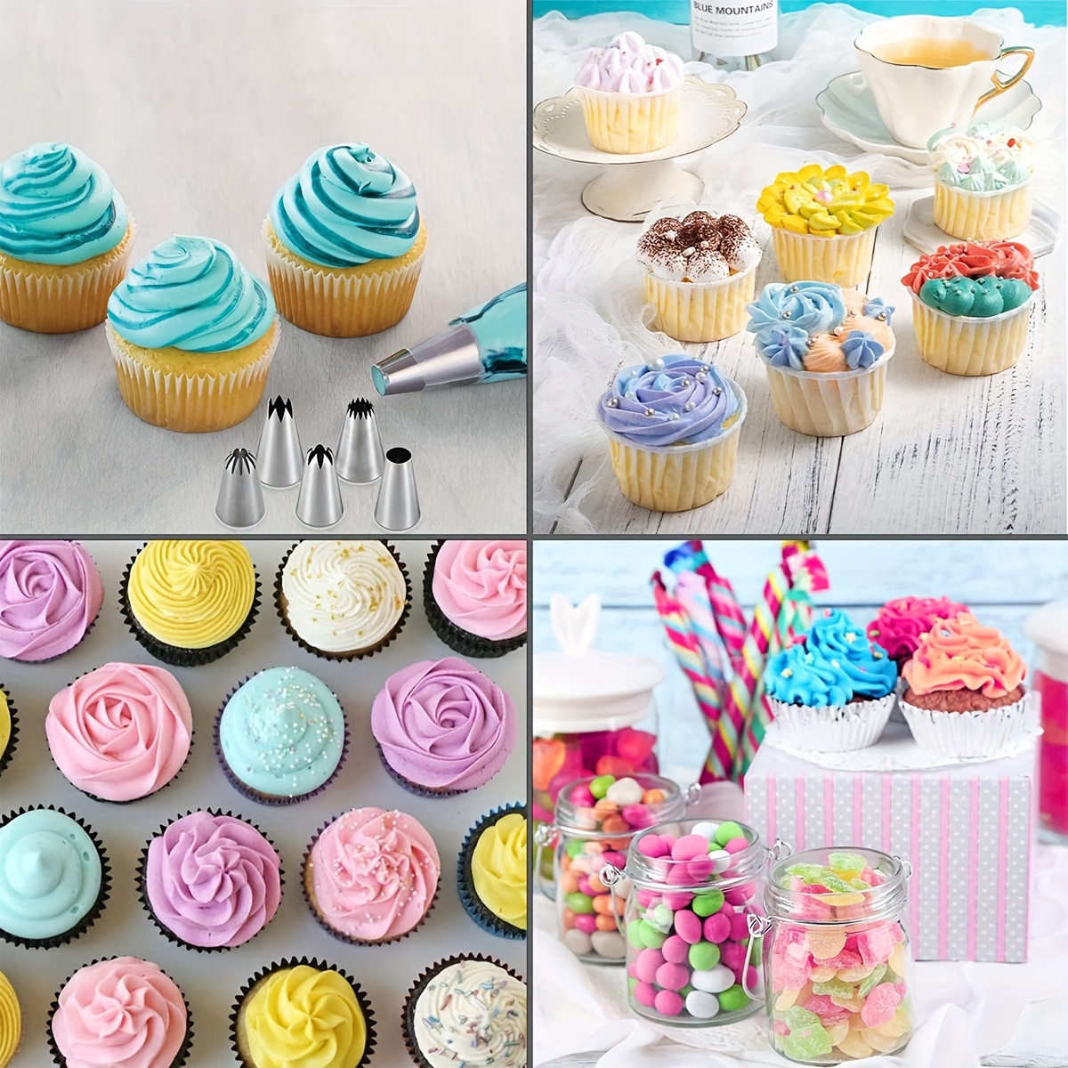 [diy Bake Master] Complete Cake Decorating Kit With Gun - Includes ...