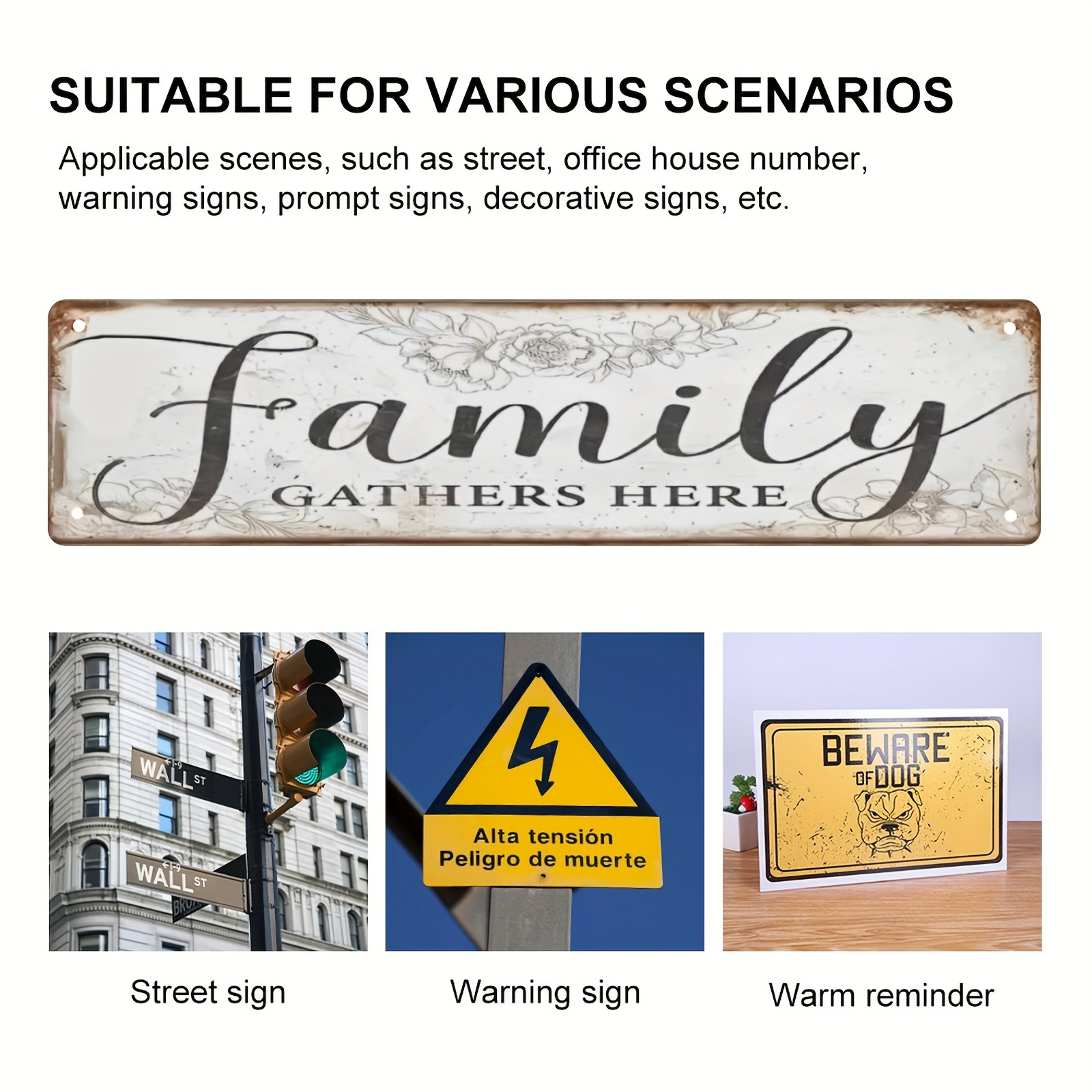 Rustic Farmhouse Aluminum Sign Humorous Vintage - Temu