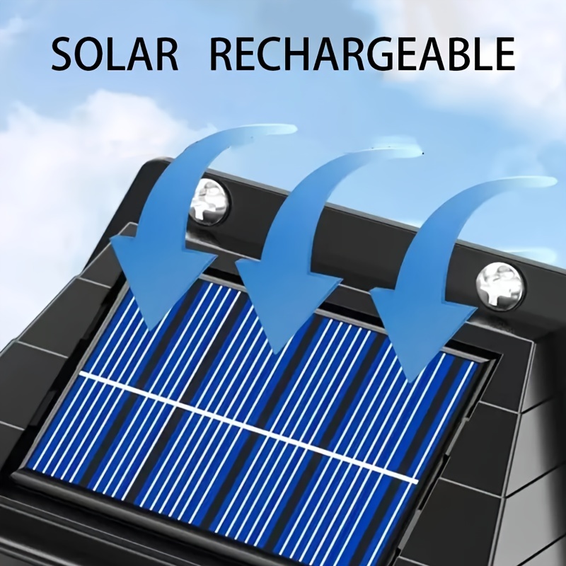 Solar Led Wall Light Solar Motion Sensor Outdoor Wall Light - Temu Canada