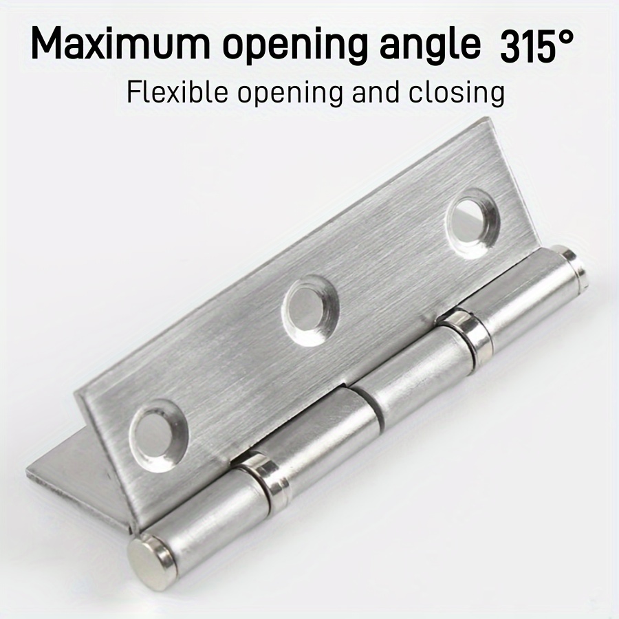 modern brushed stainless steel door hinges heavy duty metal - Temu