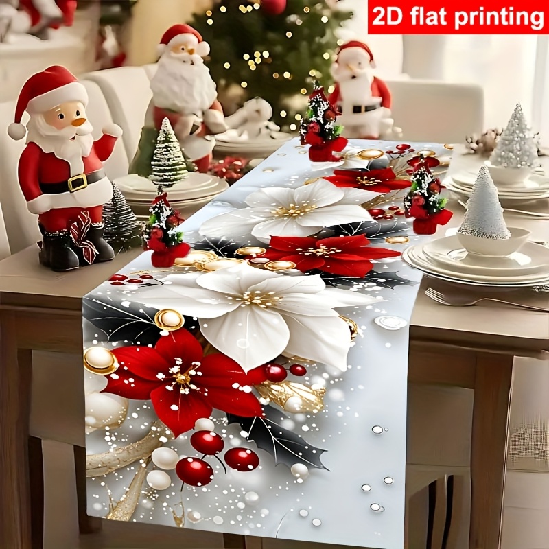 christmas table runners sold on Temu United States