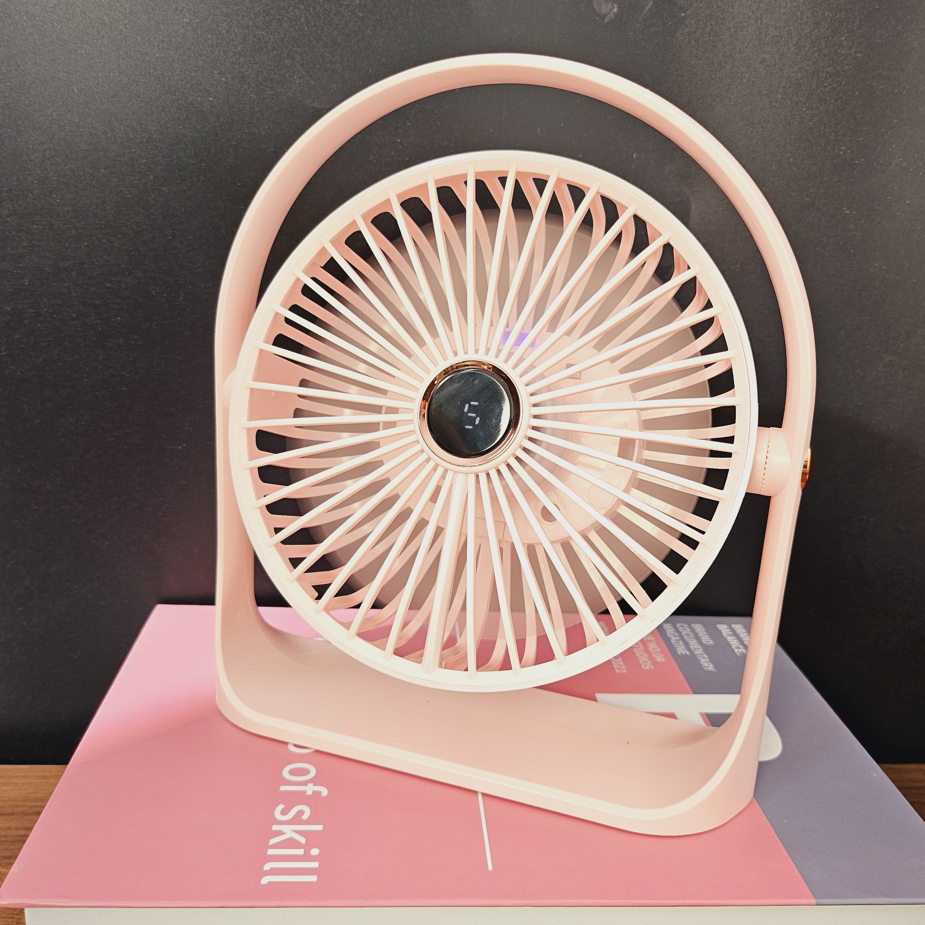 Portable Usb Fan 5 speed Settings Mini Tabletop Desk Fan - Temu