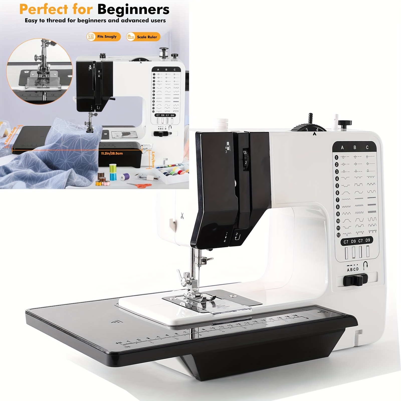 sewing machines sold on Temu United States