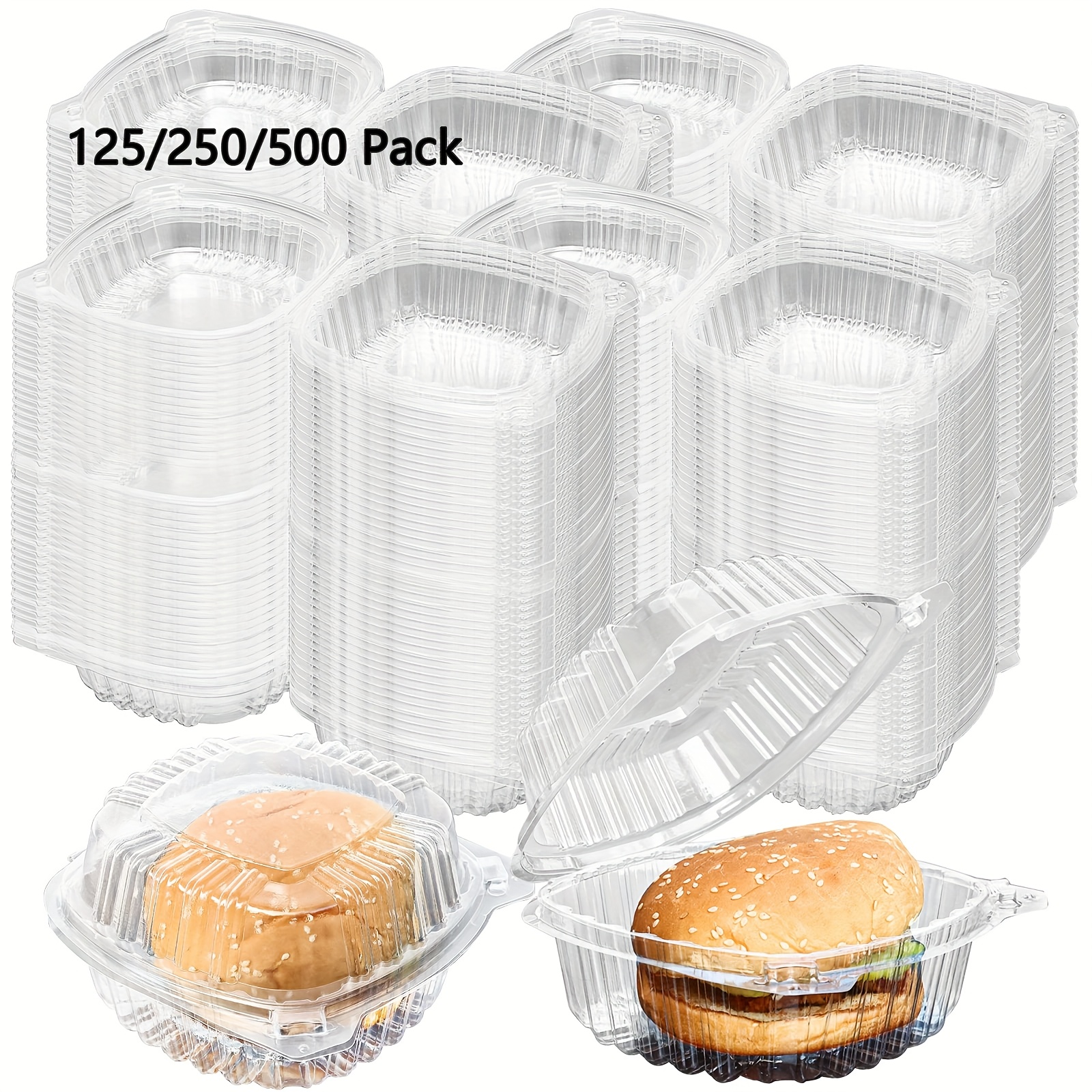 Take Out Food Containers Aazon.co: BallHull 200 Pcs Clear Plastic ...