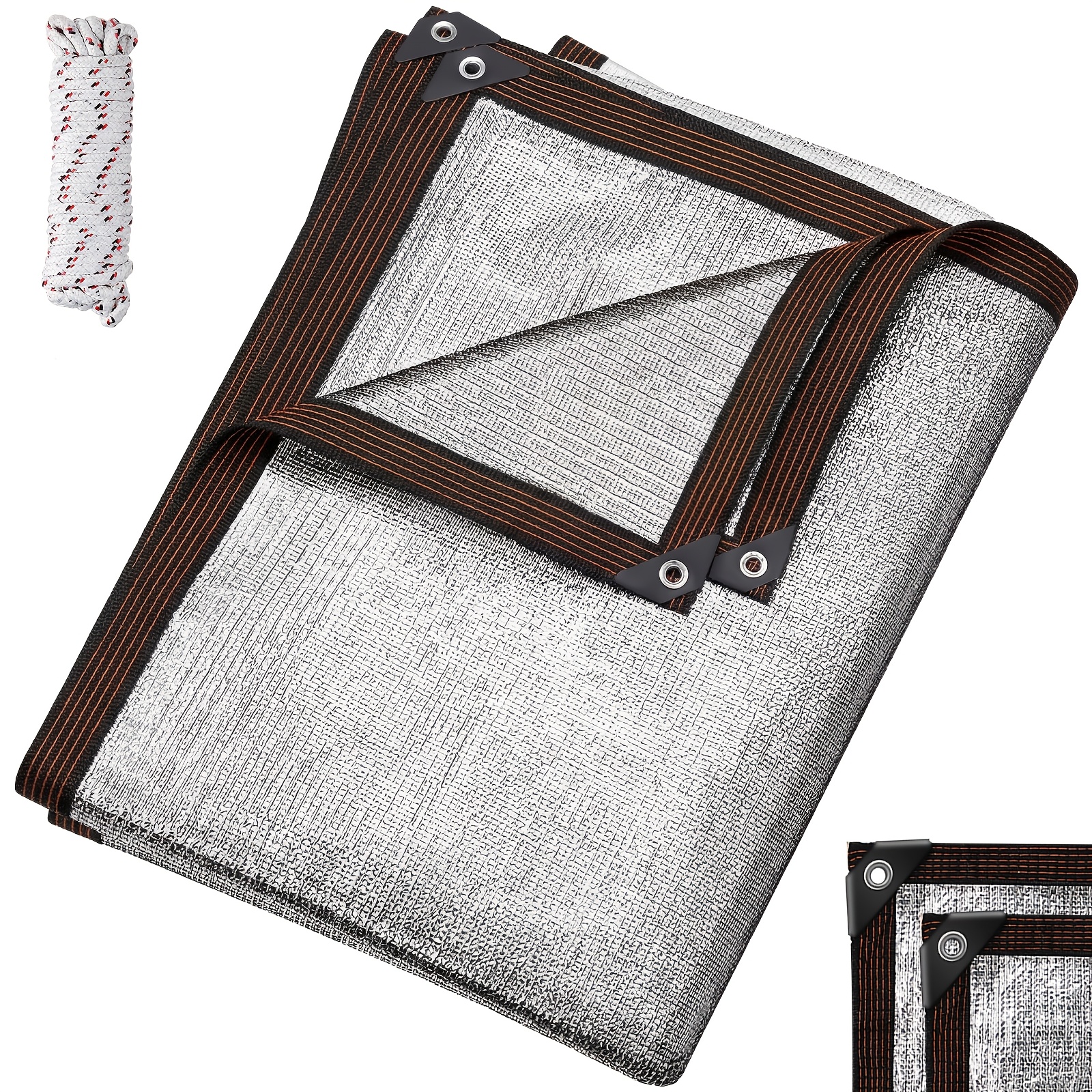 reflective tarp sold on Temu United States