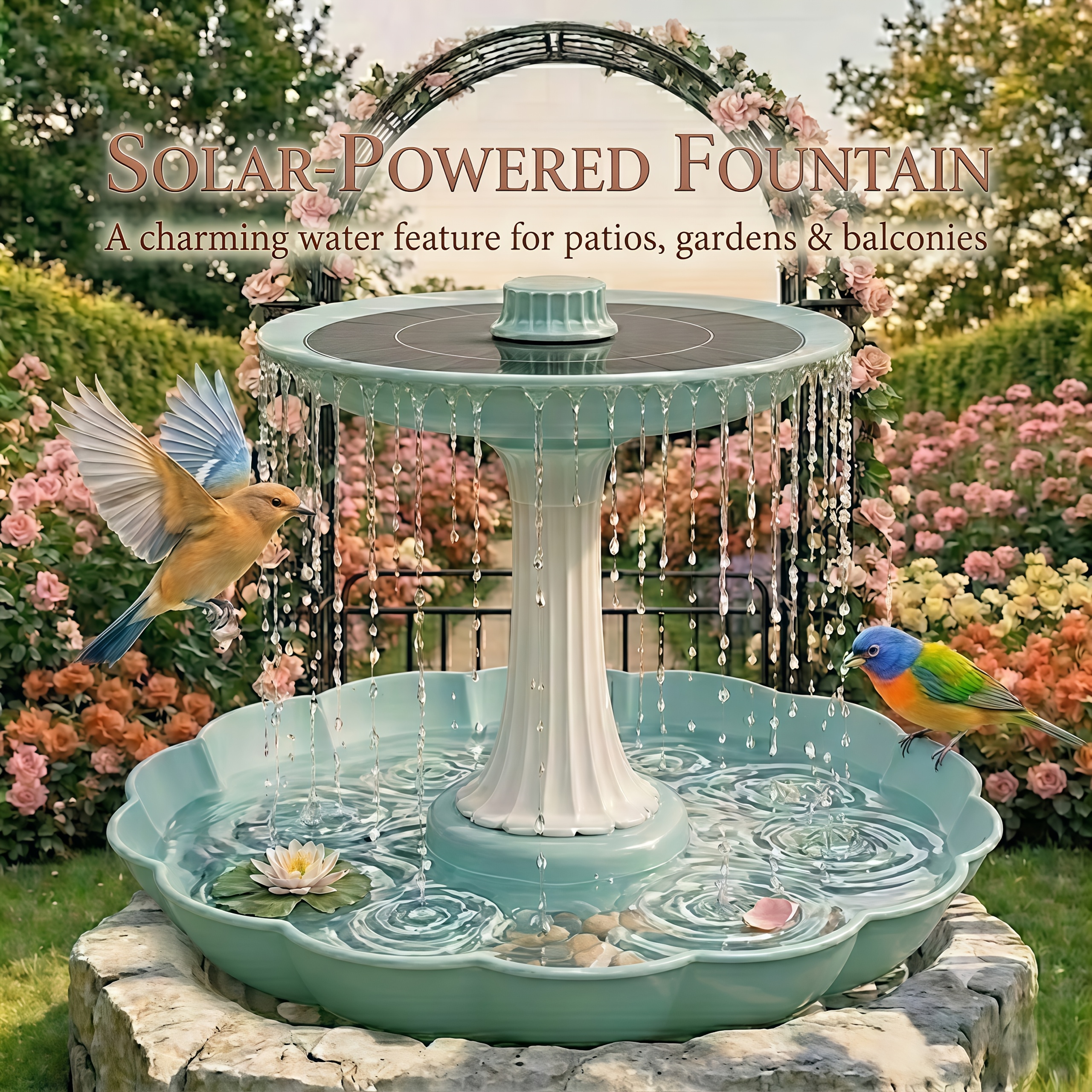 fountains sold on Temu Canada