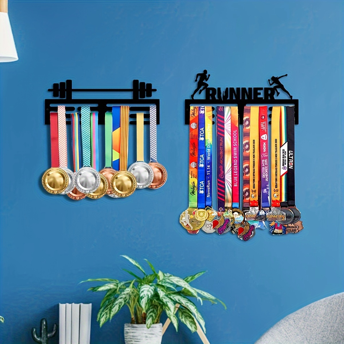 Metal Medal Display Hanger Rack Runner – Wall Mounted - Temu