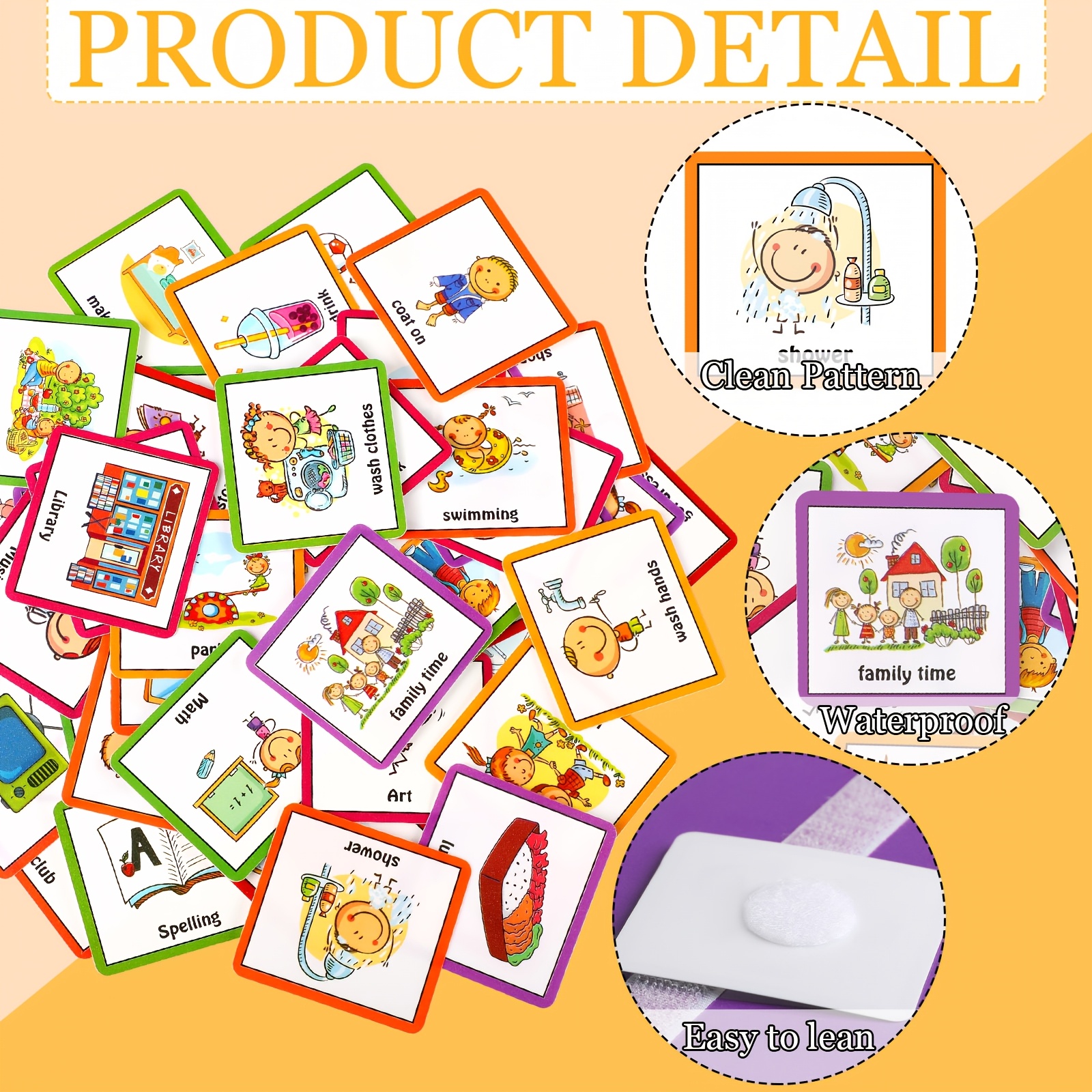 visual schedule autism toddler daily routine chart schedule - Temu