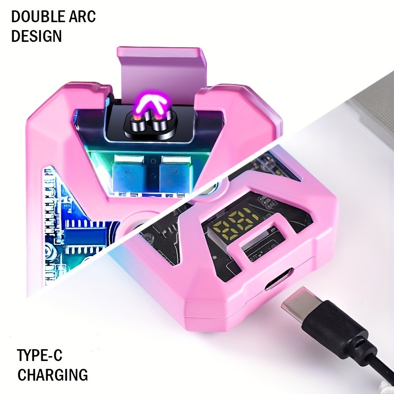 Fashion Rechargeable Electric Lighter Windproof Waterproof - Temu