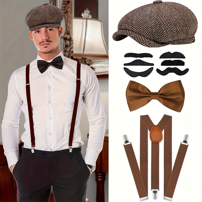 bow tie suspenders sold on Temu United States