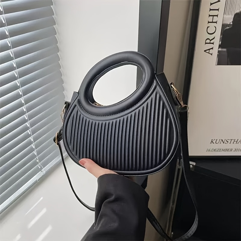 half moon crossbody bag sold on Temu United States