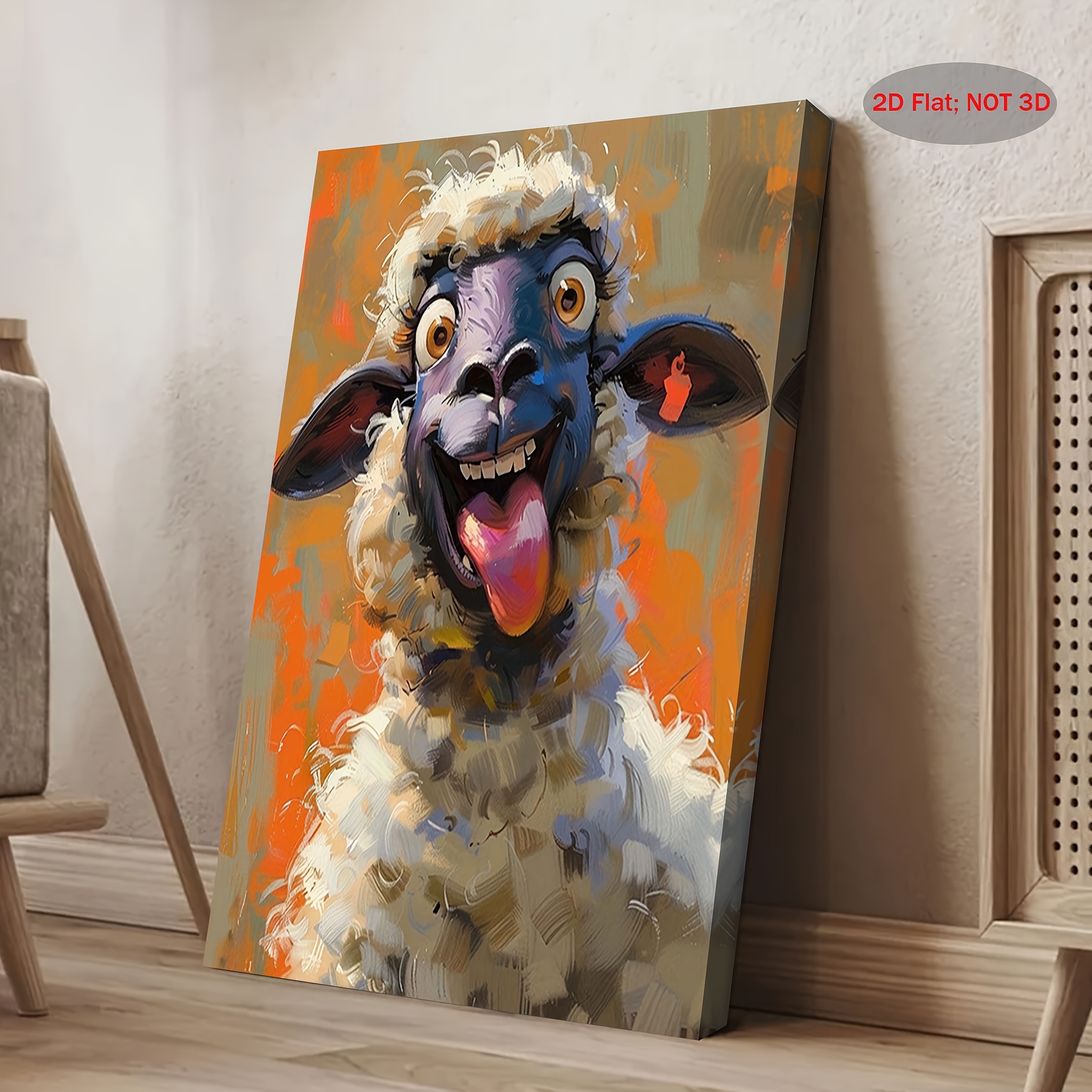 animal canvas wall art sold on Temu United States