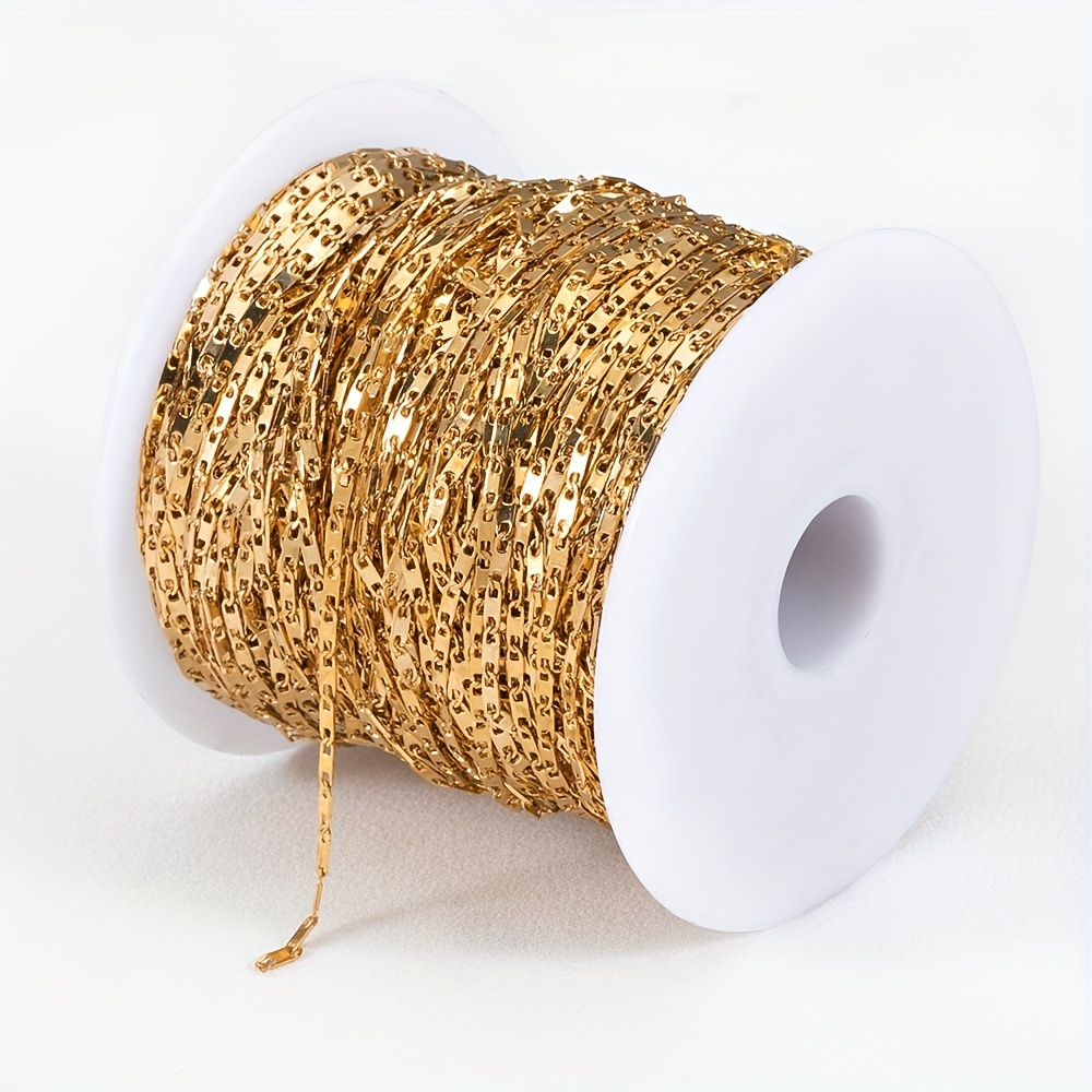 Gold plated chain roll store