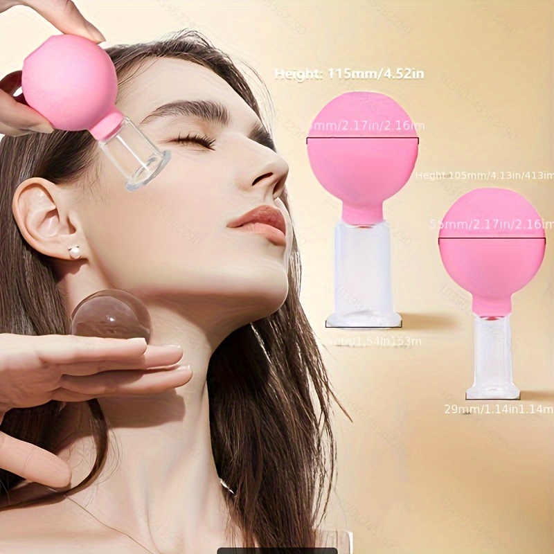 Silicone Facial Cupping Set Massage Anti aging - Temu