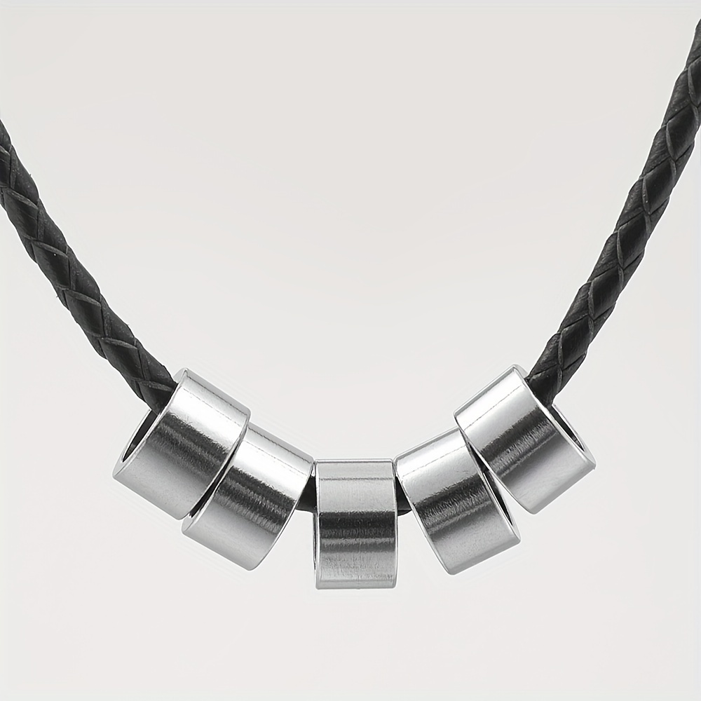 Custom Style] Black Rope Necklace Magnet Necklace Custom - Temu United ...