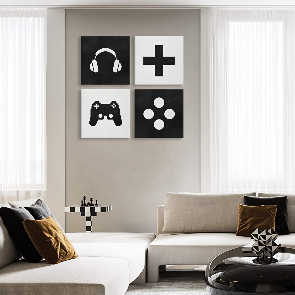 Video Game Themed Art Framed Wall Posters Gaming - Temu