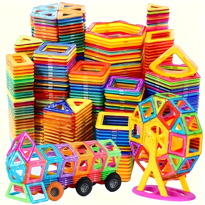 big magnetic tiles sold on Temu United States