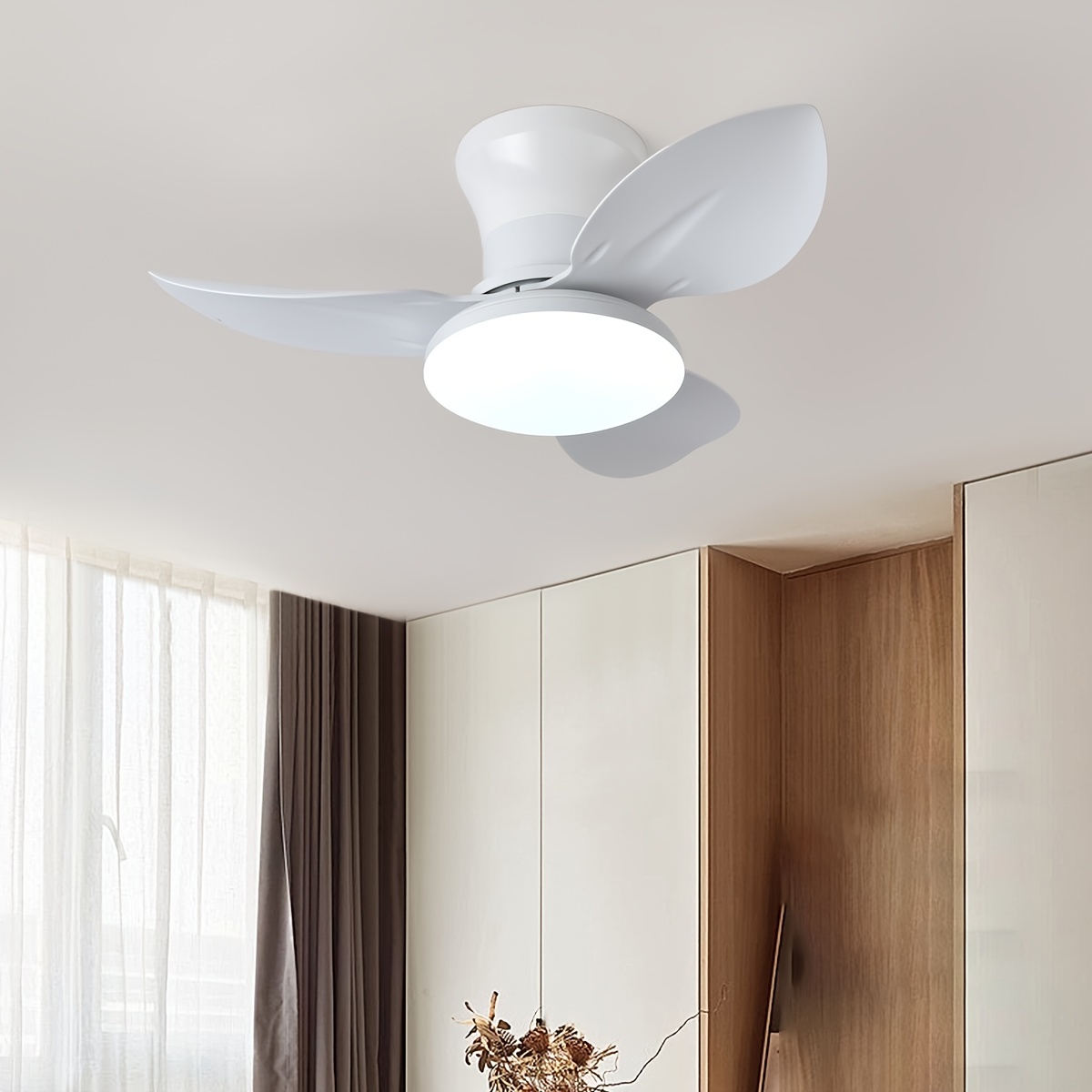 Ceiling Fans Light 2024 High Quality Blades Acrylic - Temu