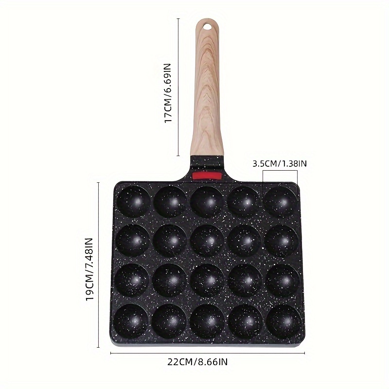 Non stick Takoyaki Grill Pan 20 hole Aluminum Octopus Ball - Temu