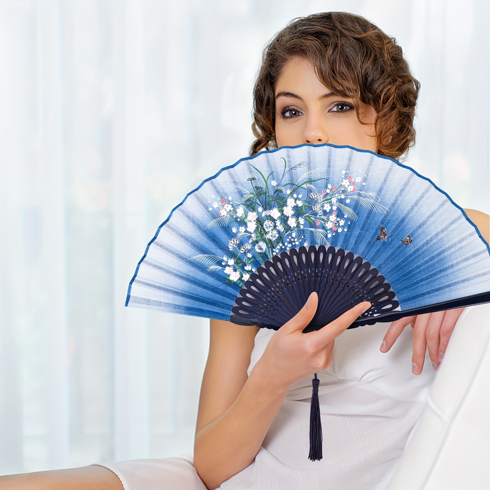 folding fans sold on Temu United States