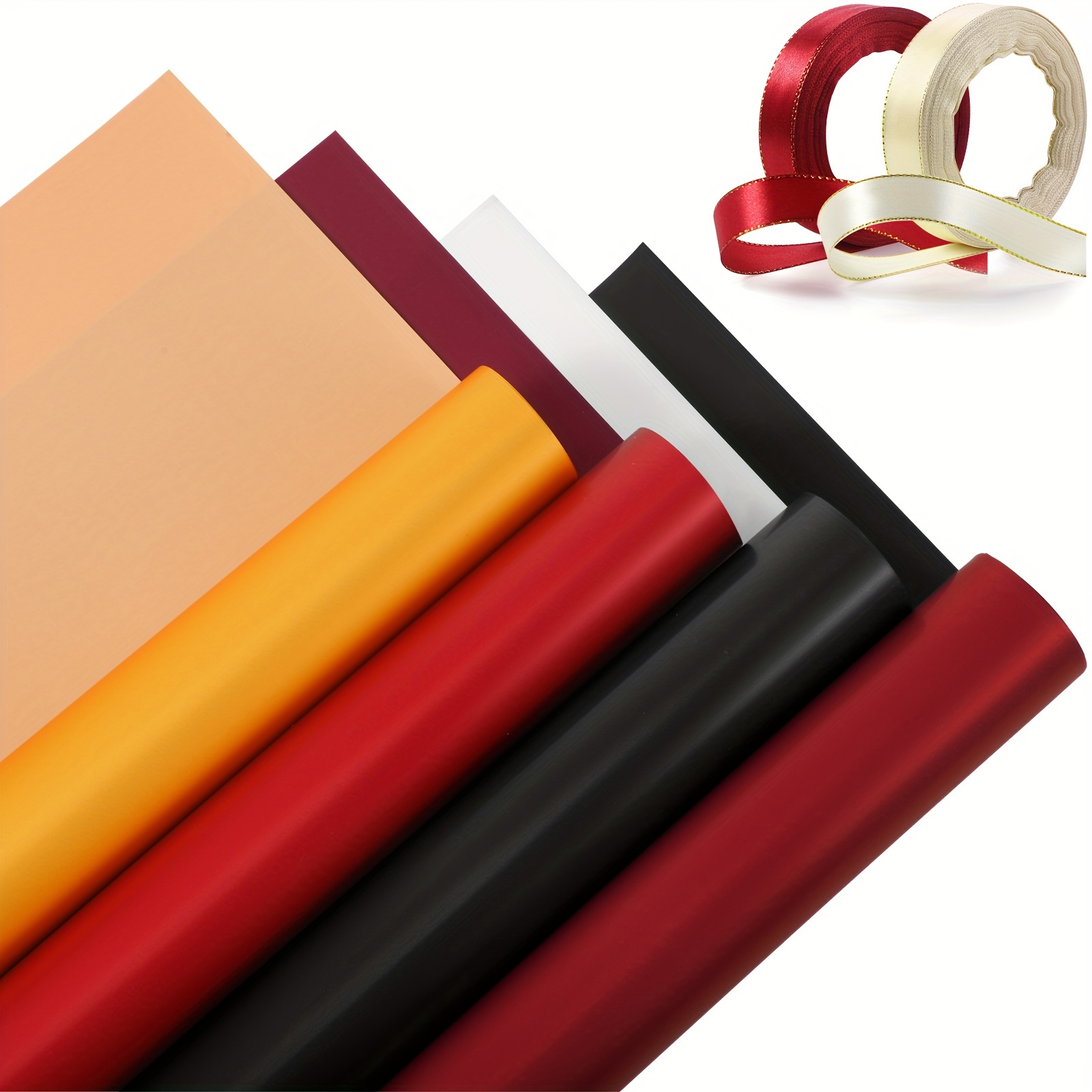 Waterproof Double Color Flower Wrapping Paper Floral Bouquet - Temu