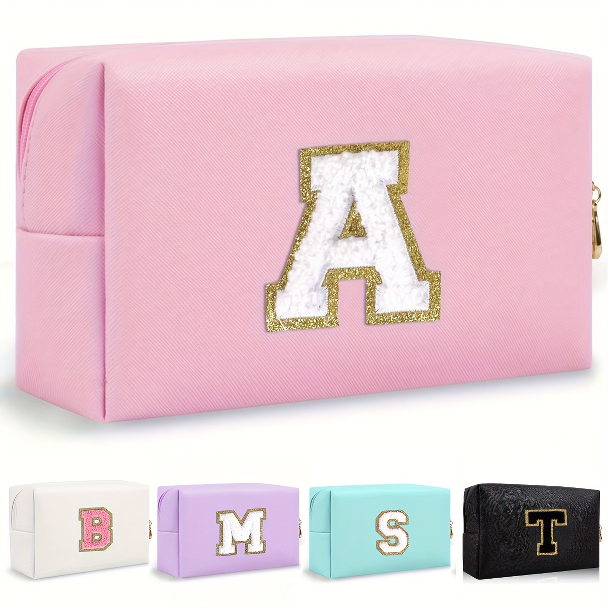 make up bag with initial - United Kingdom