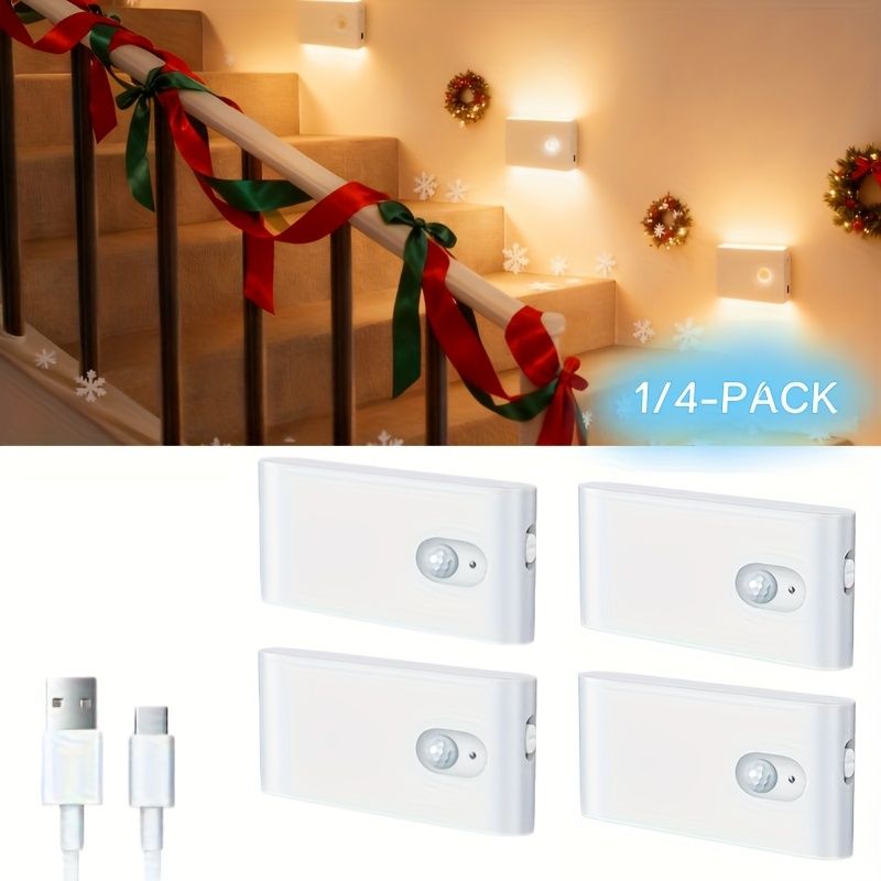 wireless indoor motion sensor light sold on Temu United States