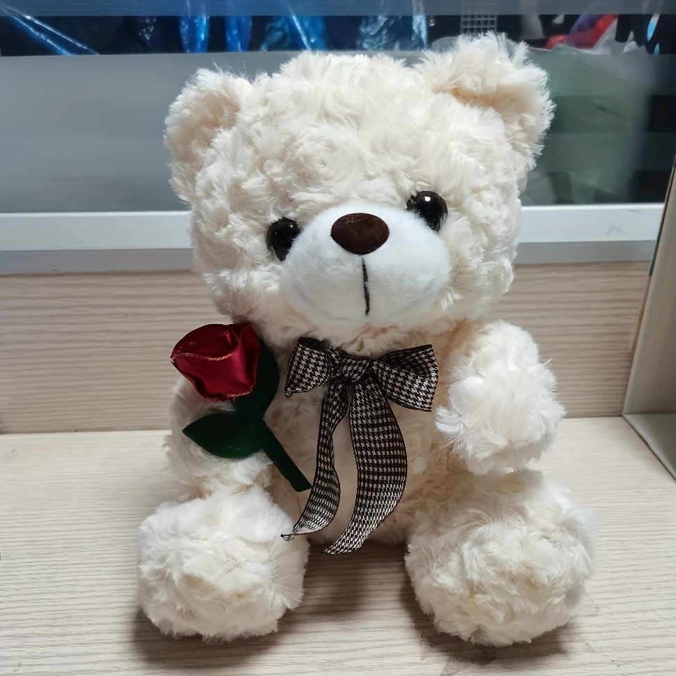 Adorable Sitting Teddy Bear Plush Toy A Height Perfect - Temu Denmark