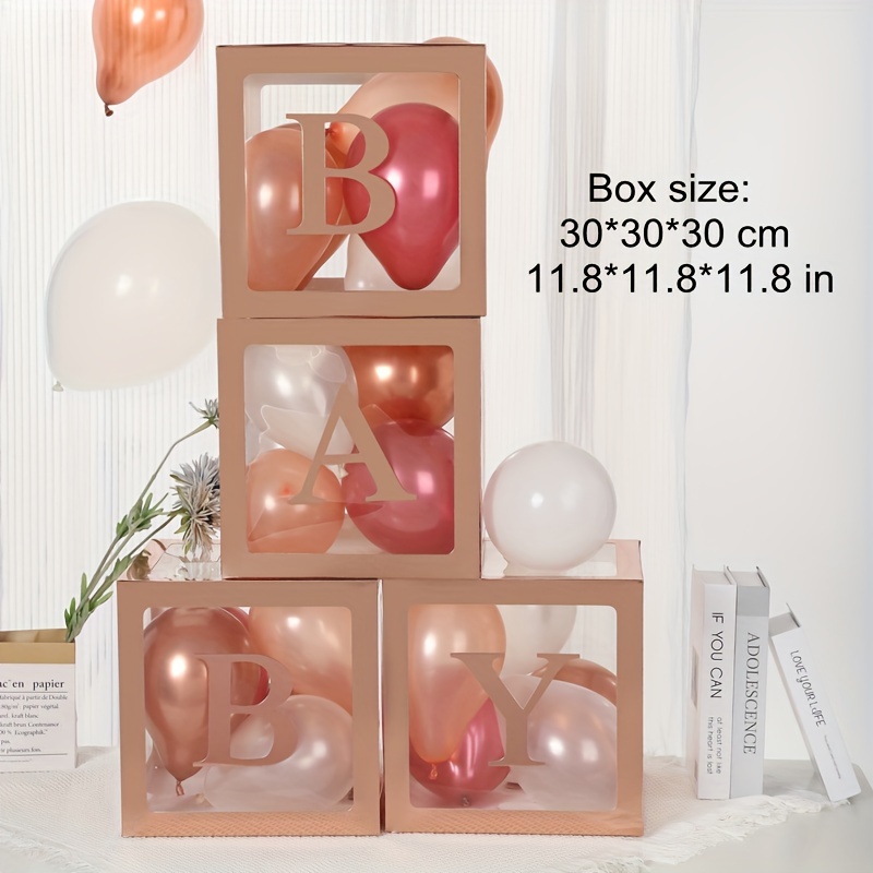 Letter balloons for baby shower store