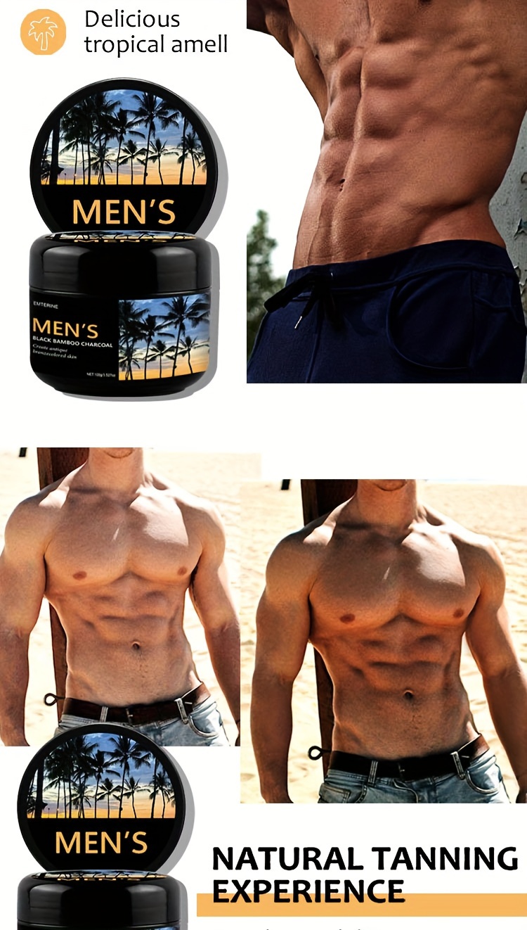 Emterine Men's Natural Tanning Cream Hypoallergenic Dye free - Temu ...