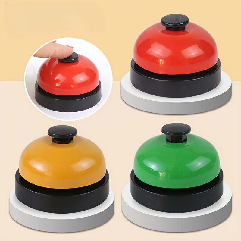 Metal Rattles Call Bell Hand Press Bell Interactive Toy Pet - Temu Canada