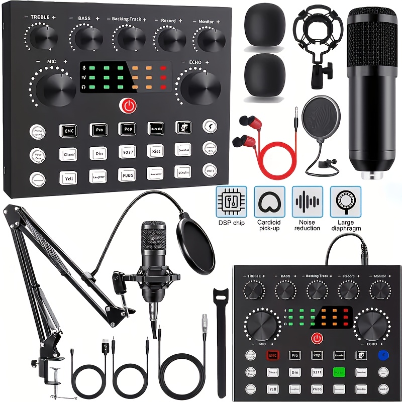 audio recording equipment for podcast sold on Temu United States