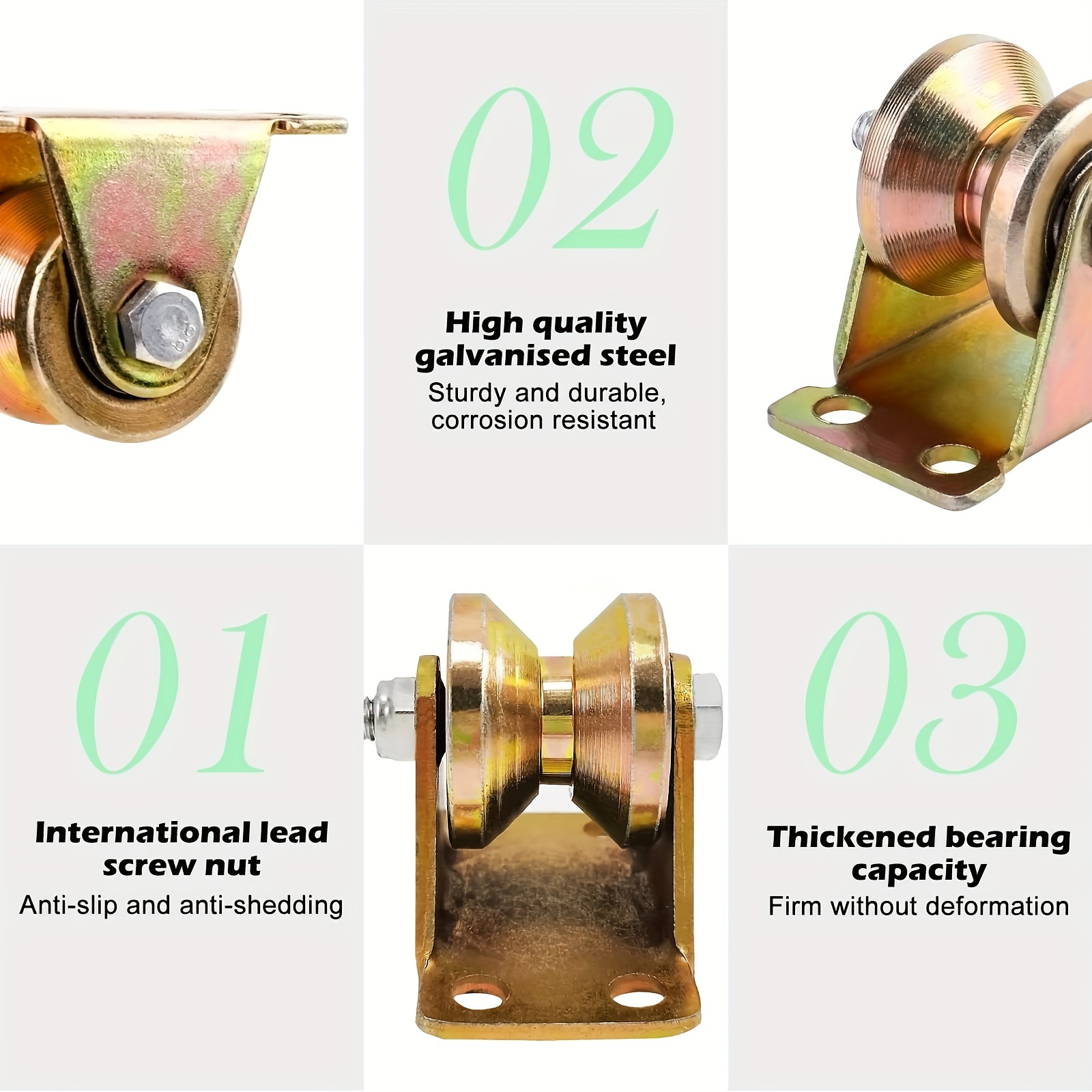 V Steel Caster Wheels Sliding Doors Robust Metal - Temu