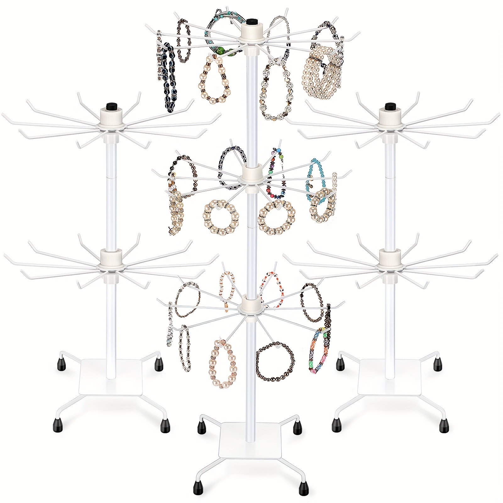 rotating necklace stand sold on Temu United States