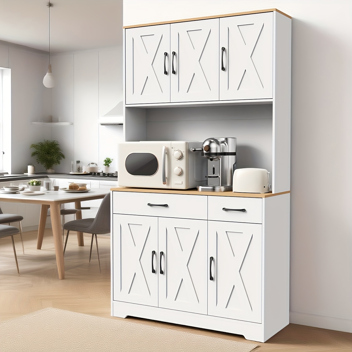 kitchen pantry cabinets sold on Temu United States
