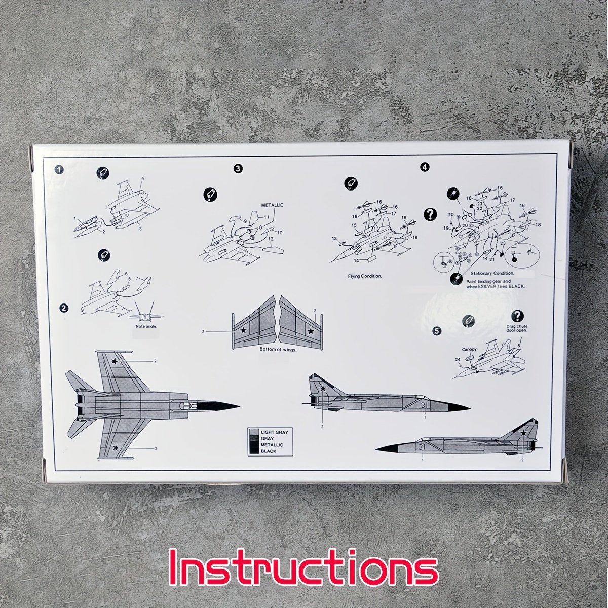 Mig 25p Foxbat A Fighter Jet Model Kit 1 144 Scale Hobby Building Kit ...