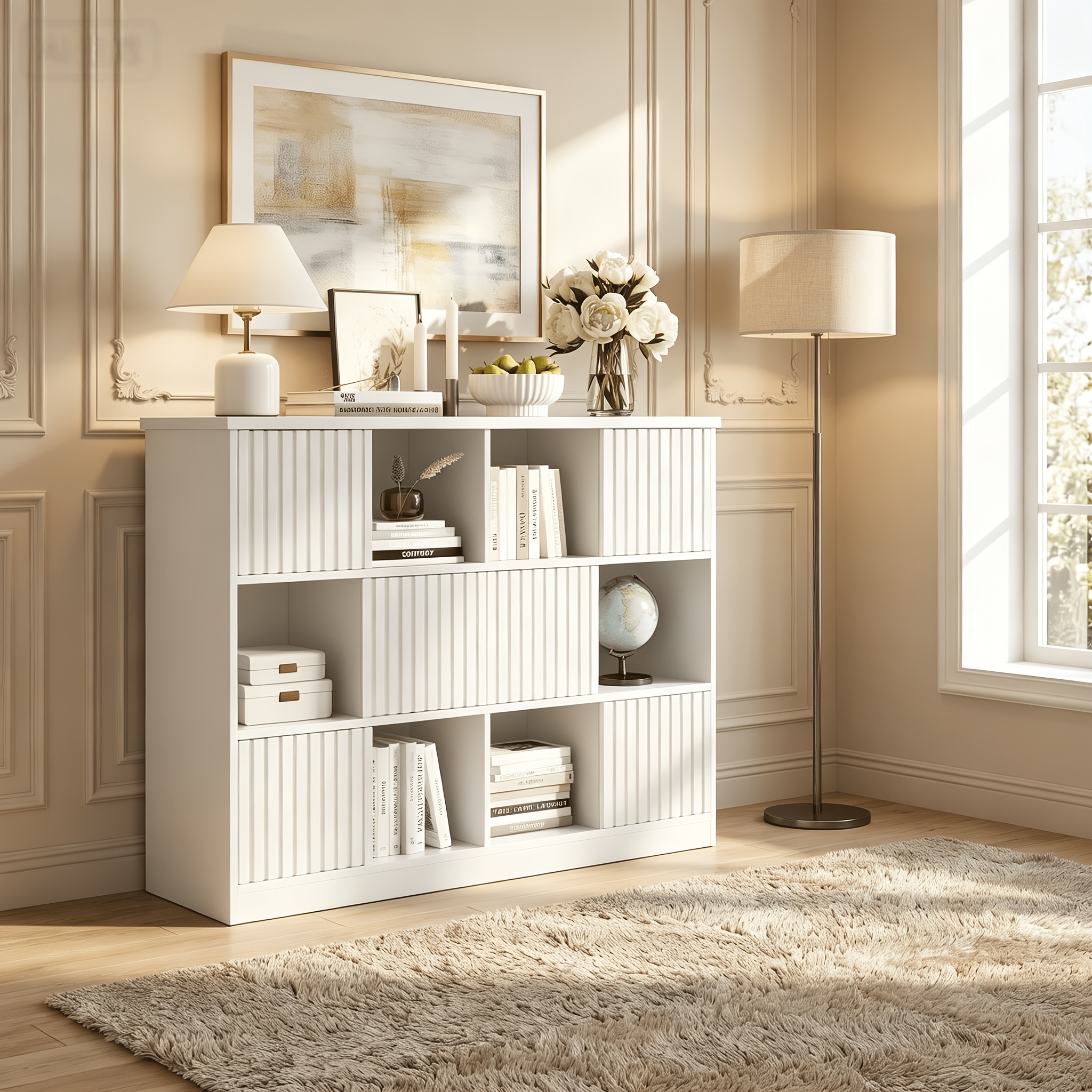 modular bookshelf sold on Temu United States