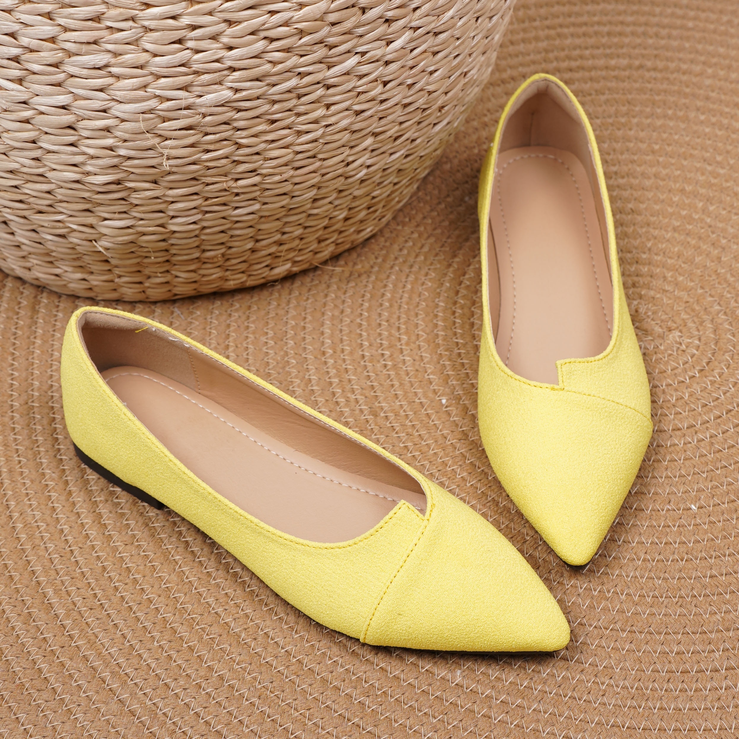 Solid Color Minimalist Flats Women's Shallow Mouth - Temu Philippines