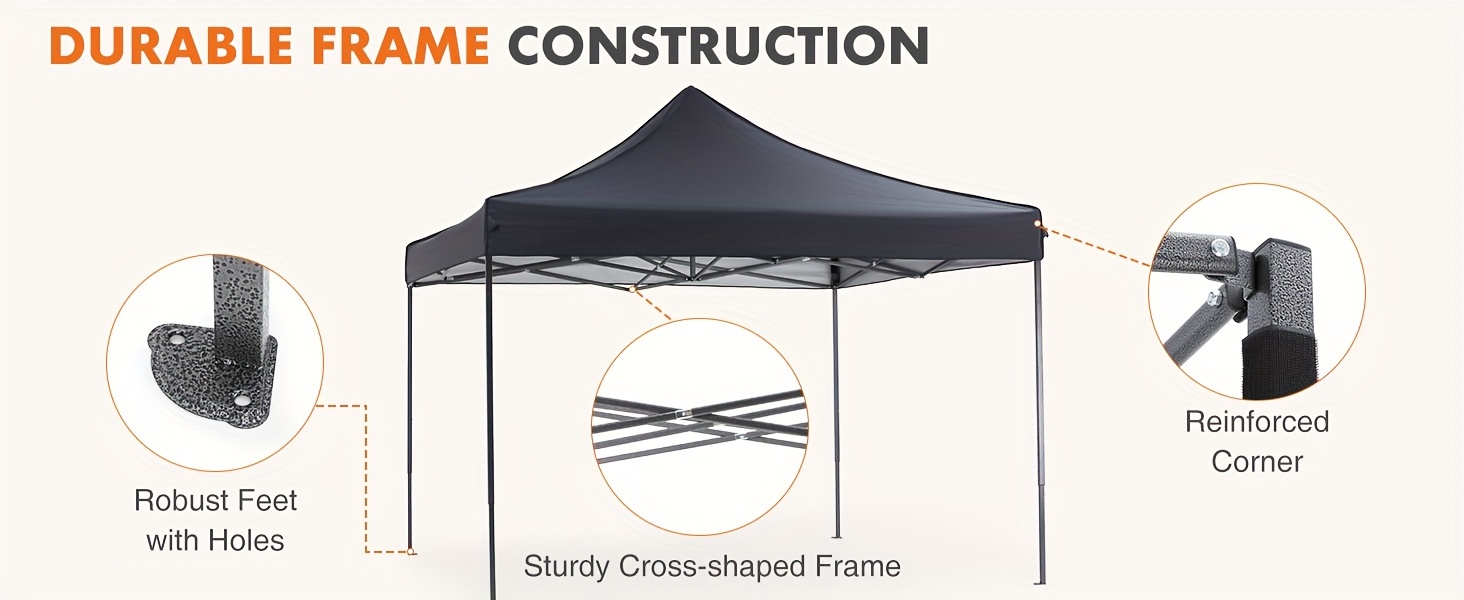 Tent 10x10 Up Shade Easy Up Sun Shelter Canopy Tent Instant Portable ...