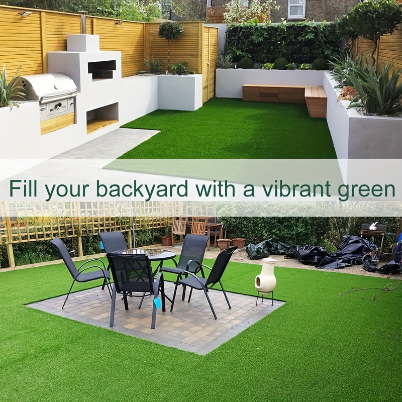 Artificial Turf Grass Lawn Realistic Synthetic Mat - Temu