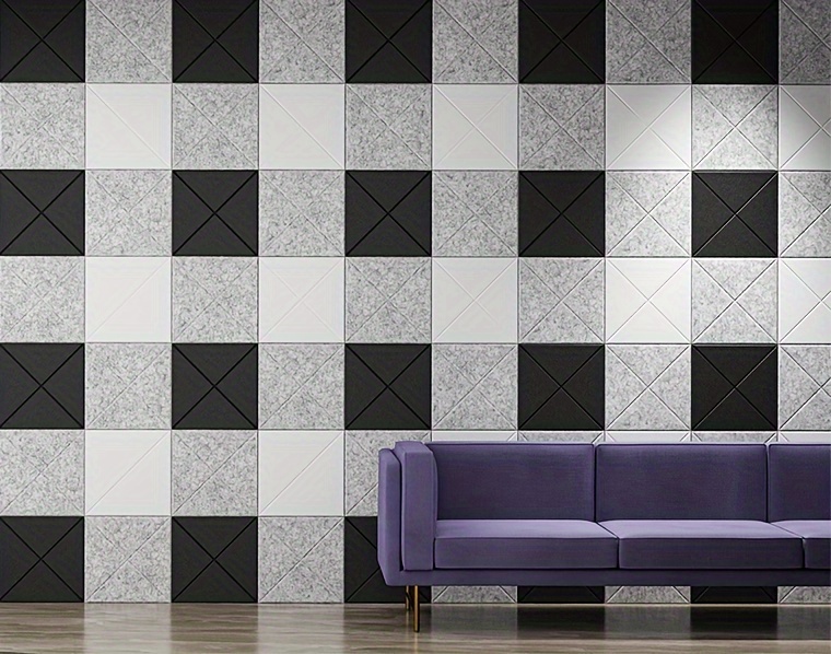 Self adhesive Acoustic Panels Soundproof Foam Wall Stickers - Temu United