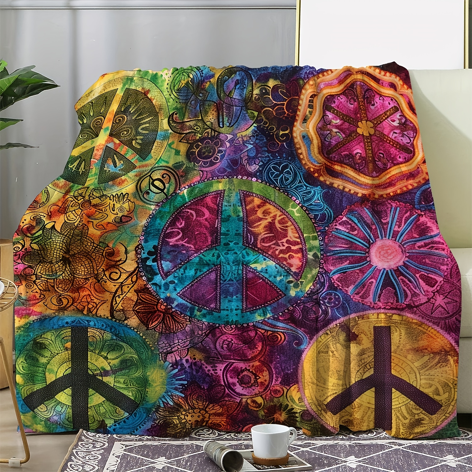 throws and blankets sold on Temu United States