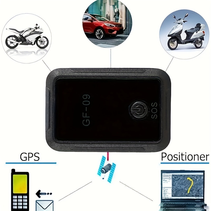 Real Time Tracking Sim Positioner Mini Vehiclecar Gps Locator Black ...