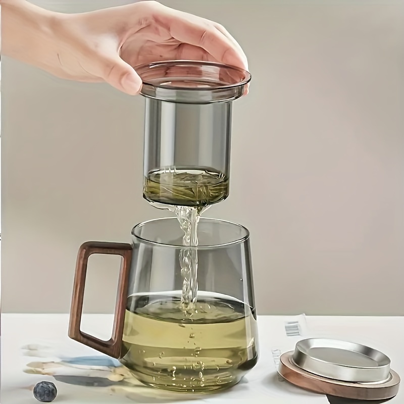 High Borosilicate Transparent Glass Tea Water Separation, Brewing Tea ...