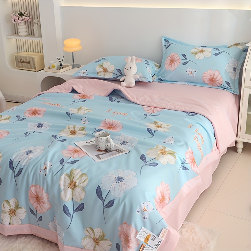 Malambot At Mahangin Na Quilt Para Sa Tag-init - Disenyong Tropikal Na ...